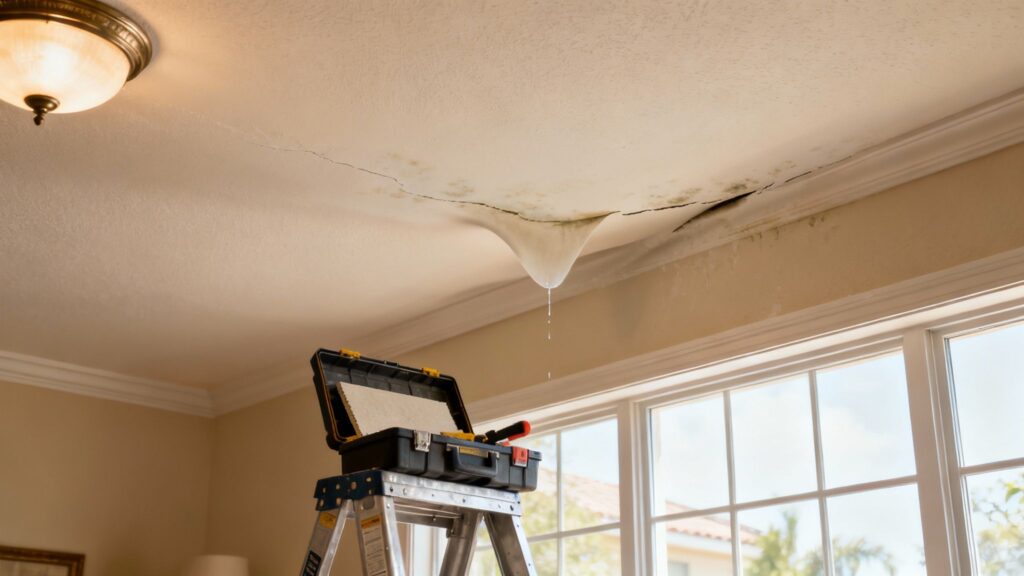 Sagging Ceiling Pembroke Pines: Quick Fixes & Safety Tips - Platez Roofing